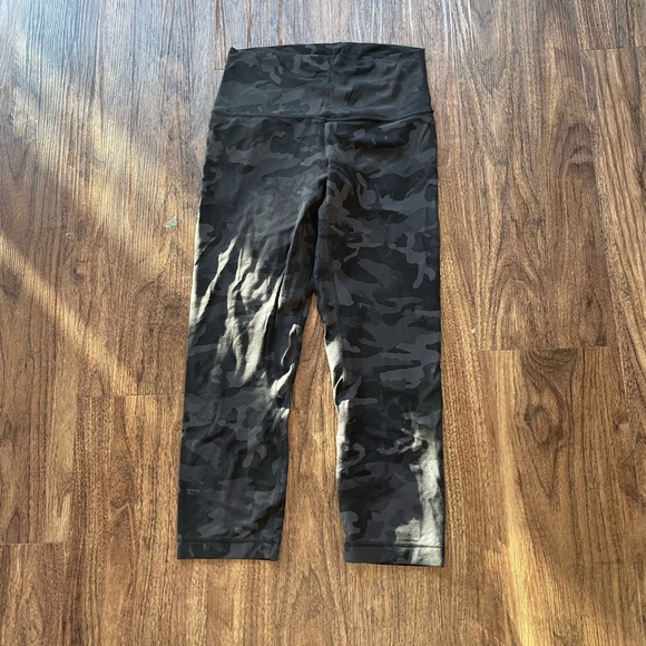 lululemon athletica | Pants & Jumpsuits | Lululemon Cropped Align Camo ...